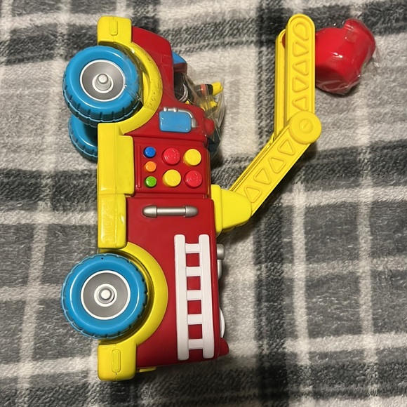 Mattel | Toys | Vintage Sesame Street Fire Engine Vehicle Elmo To The ...